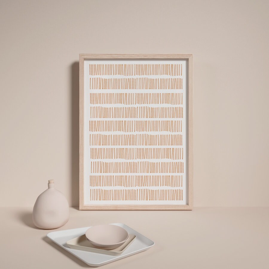 Neutral Wall Art Boho Decor Apartment Decor Living Room - Etsy