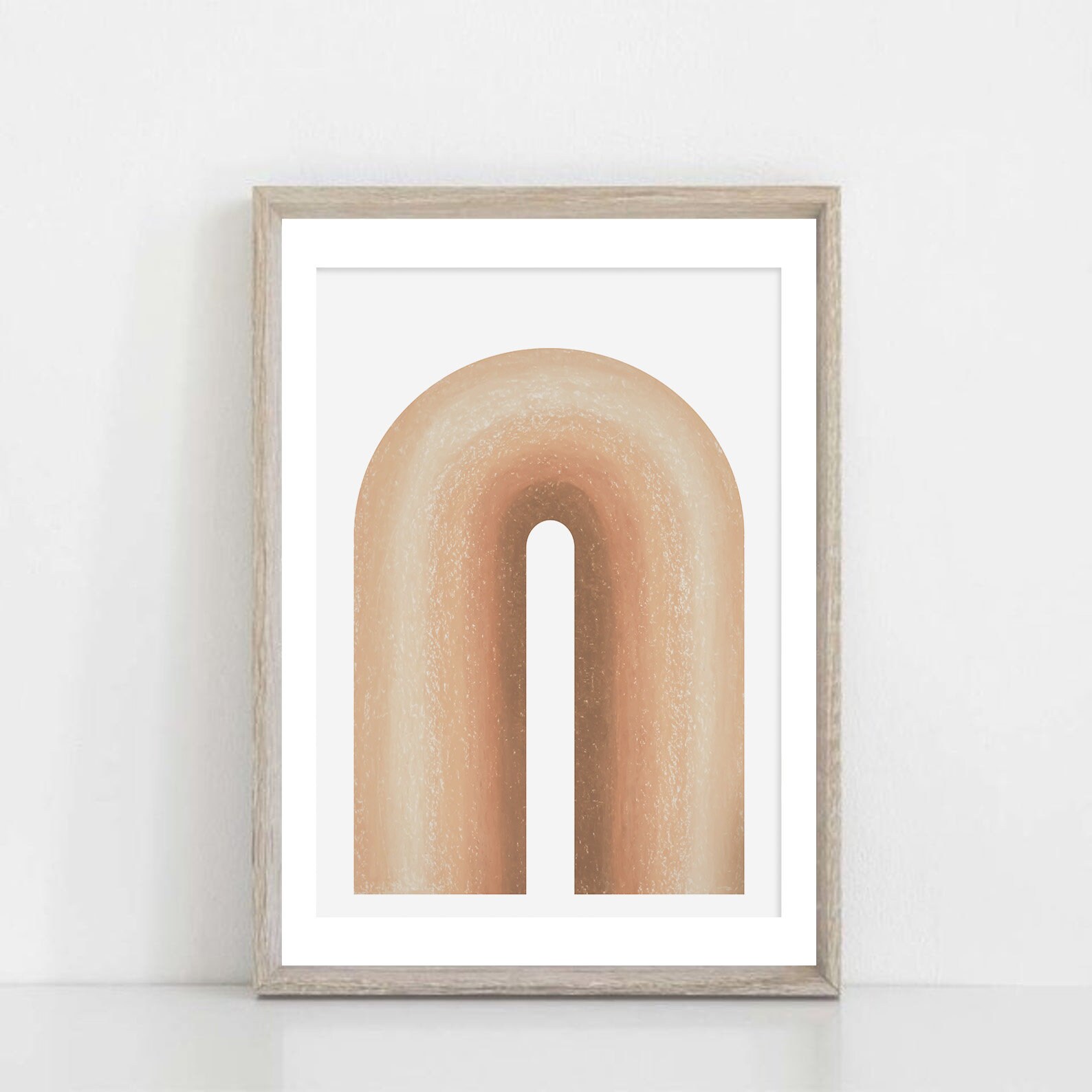 Modern Rainbow Print Mid Century Modern Printable Wall Art | Etsy