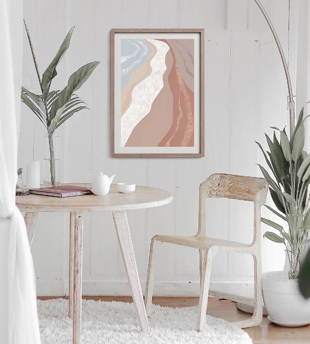 Abstract Beach Print Abstract Beach Wall Art Minimalist | Etsy