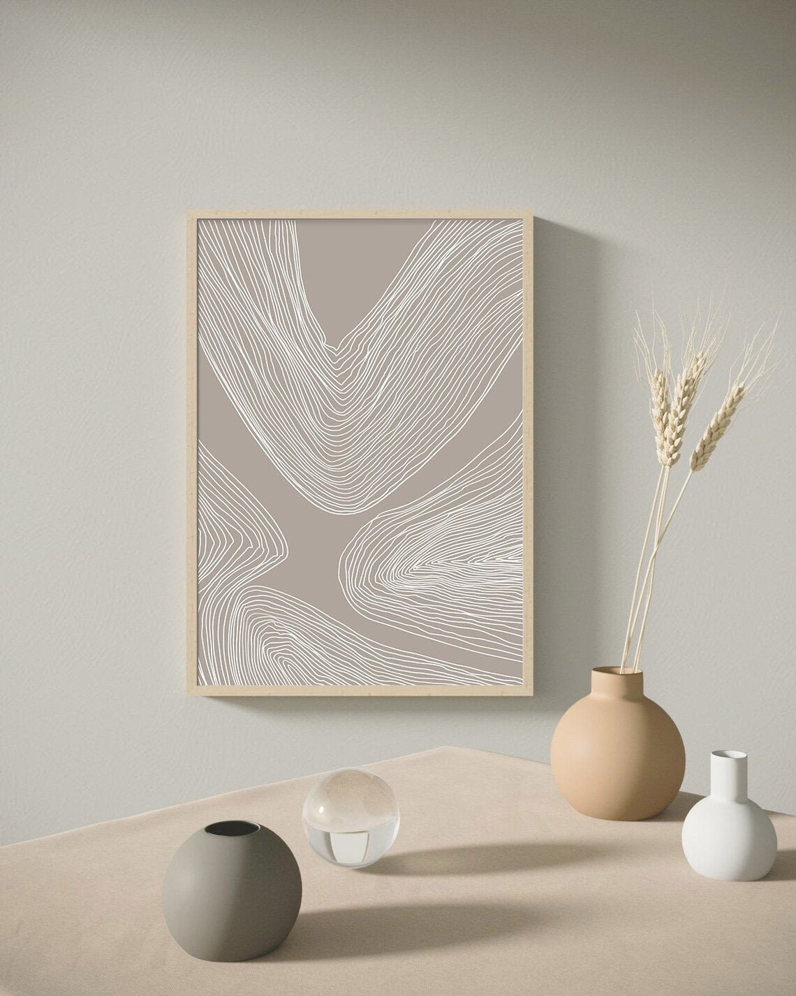 Line Art Print Digital Prints Modern Abstract Art Large - Etsy