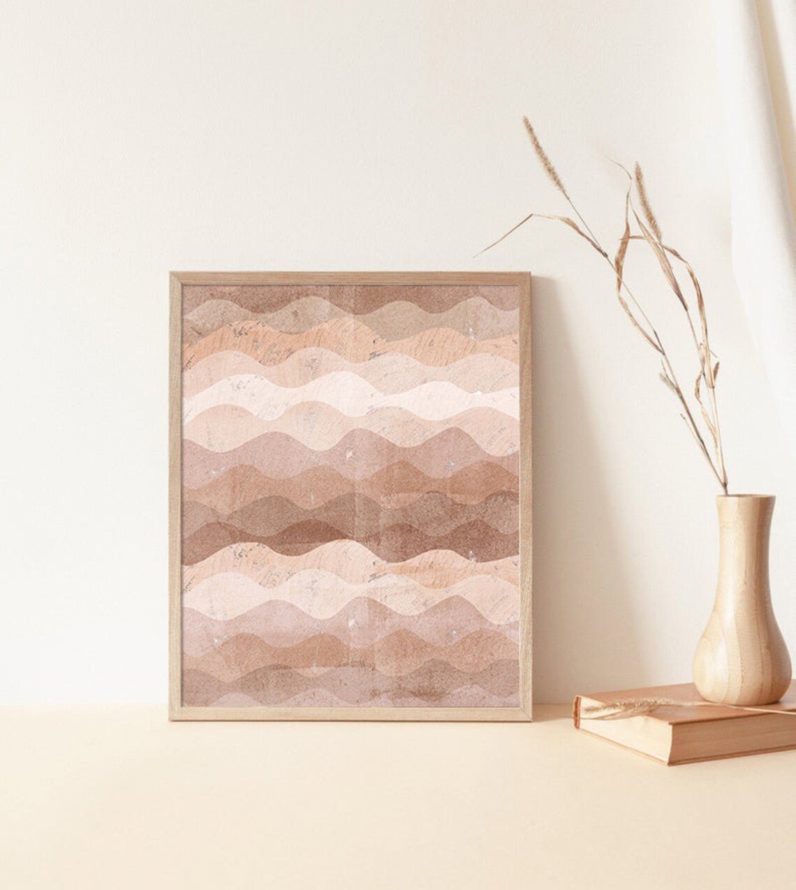 Abstract Wave Print Abstract Minimalist Print Geometric - Etsy