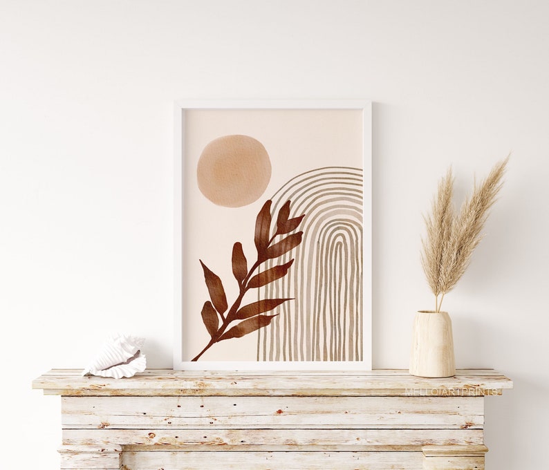 Bohemian Poster Botanical Printable Wall Art Digital Print - Etsy