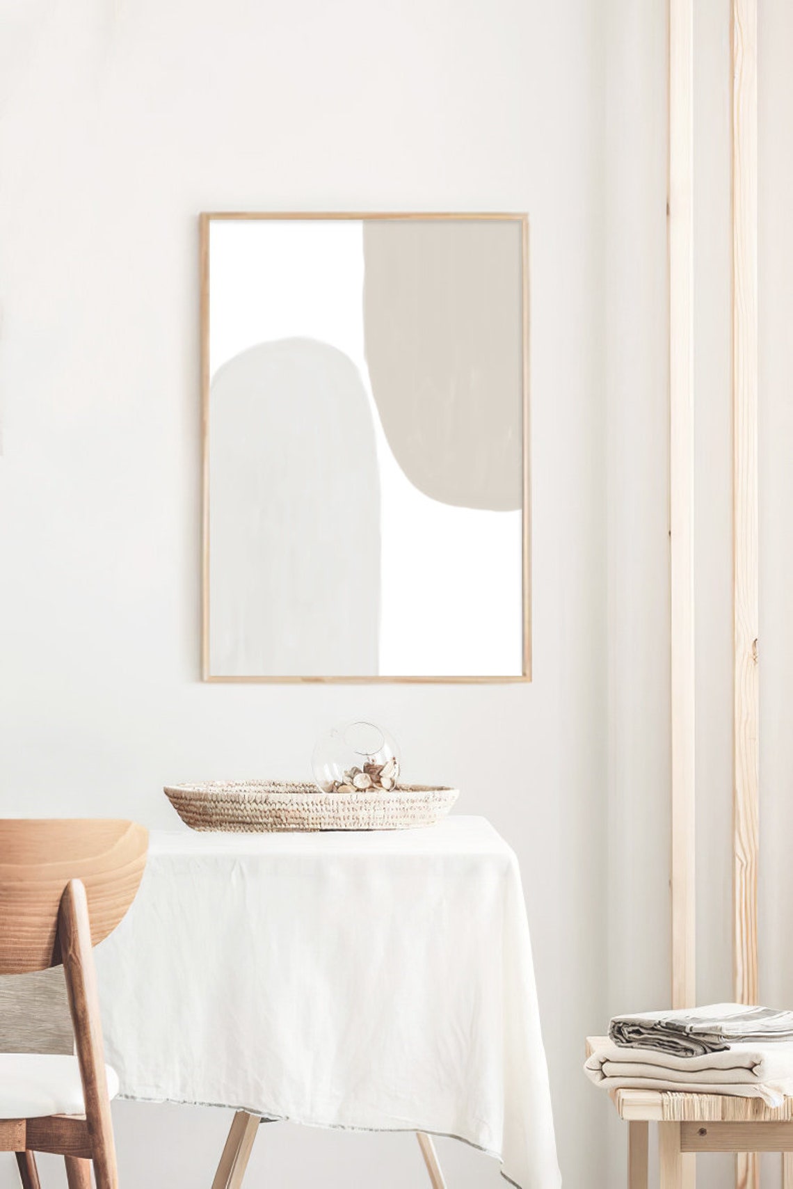 Modern Minimalist Print Neutral Art Print Beige Abstract | Etsy