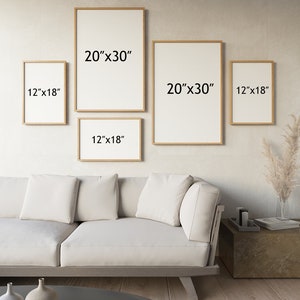 Set of 5 Prints, Art Set Print, Gallery Wall Decor, Boho Decor ...