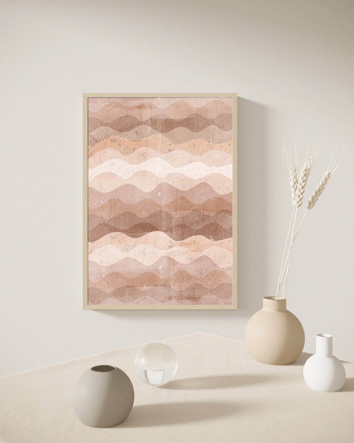 Abstract Wave Print Abstract Minimalist Print Geometric | Etsy