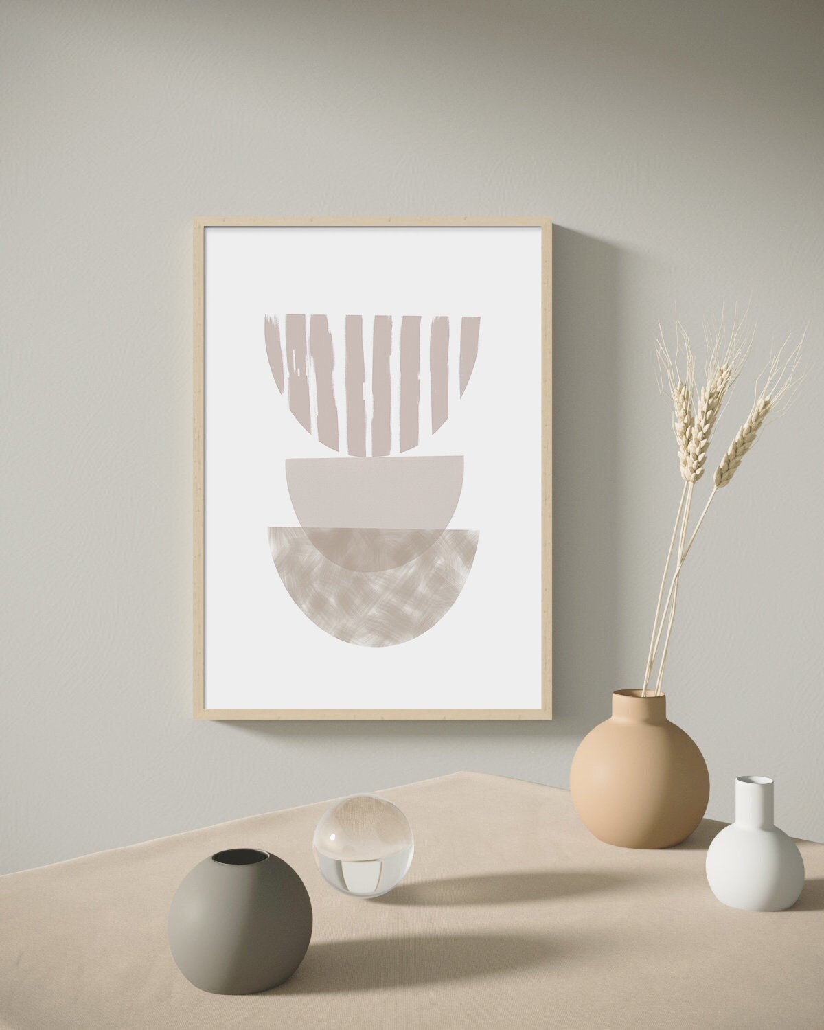 Minimalist Printable Wall Art Digital Print Neutral Wall - Etsy
