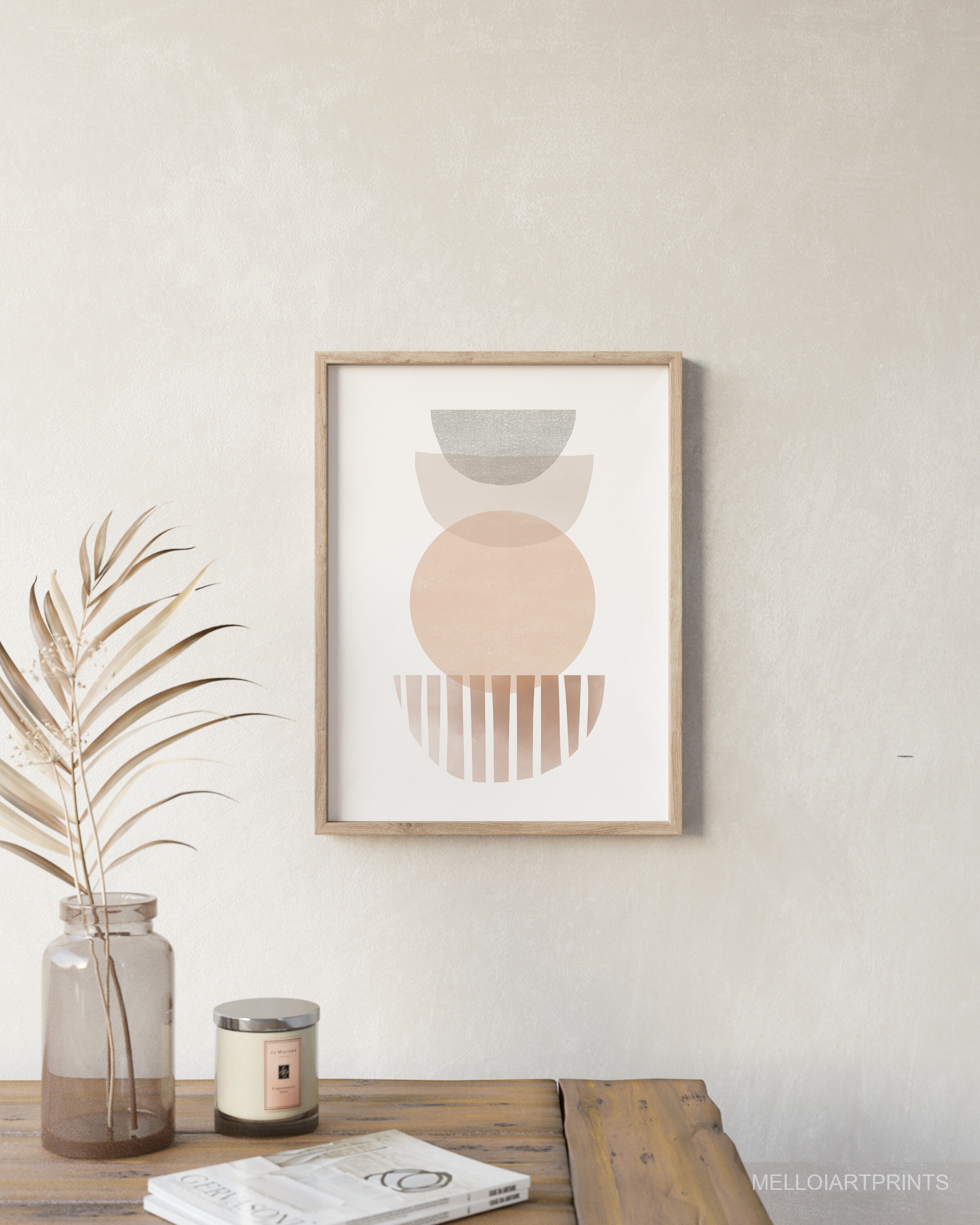 Abstract Wall Decor Set of 3 living room Decor minimalist | Etsy