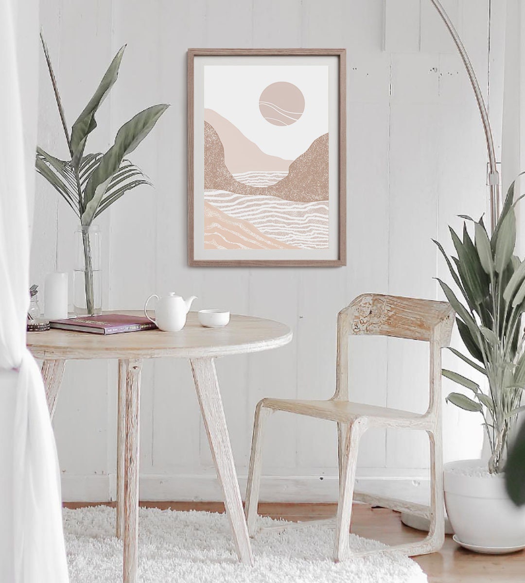 Modern Wall Decor Set of 3 Print Mid Century Print Boho - Etsy
