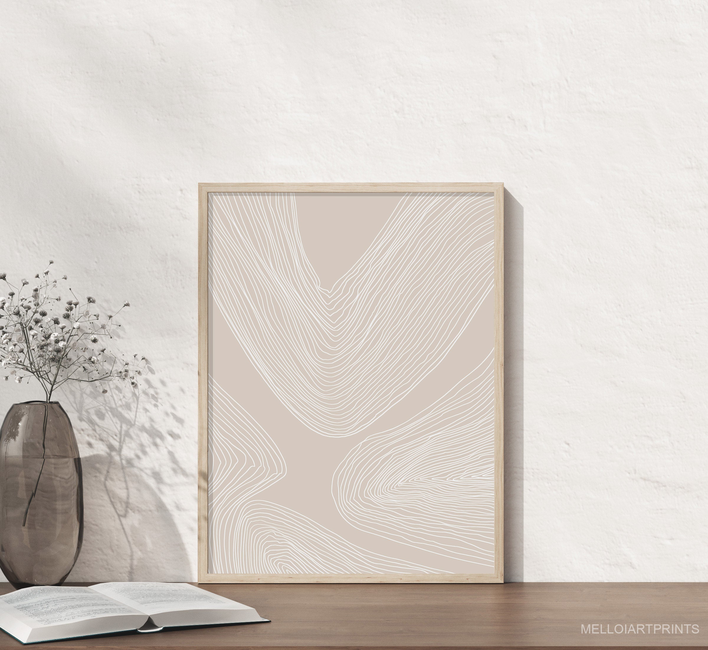 Beige Wall Decor Printable Wall Art Digital Print Neutral - Etsy