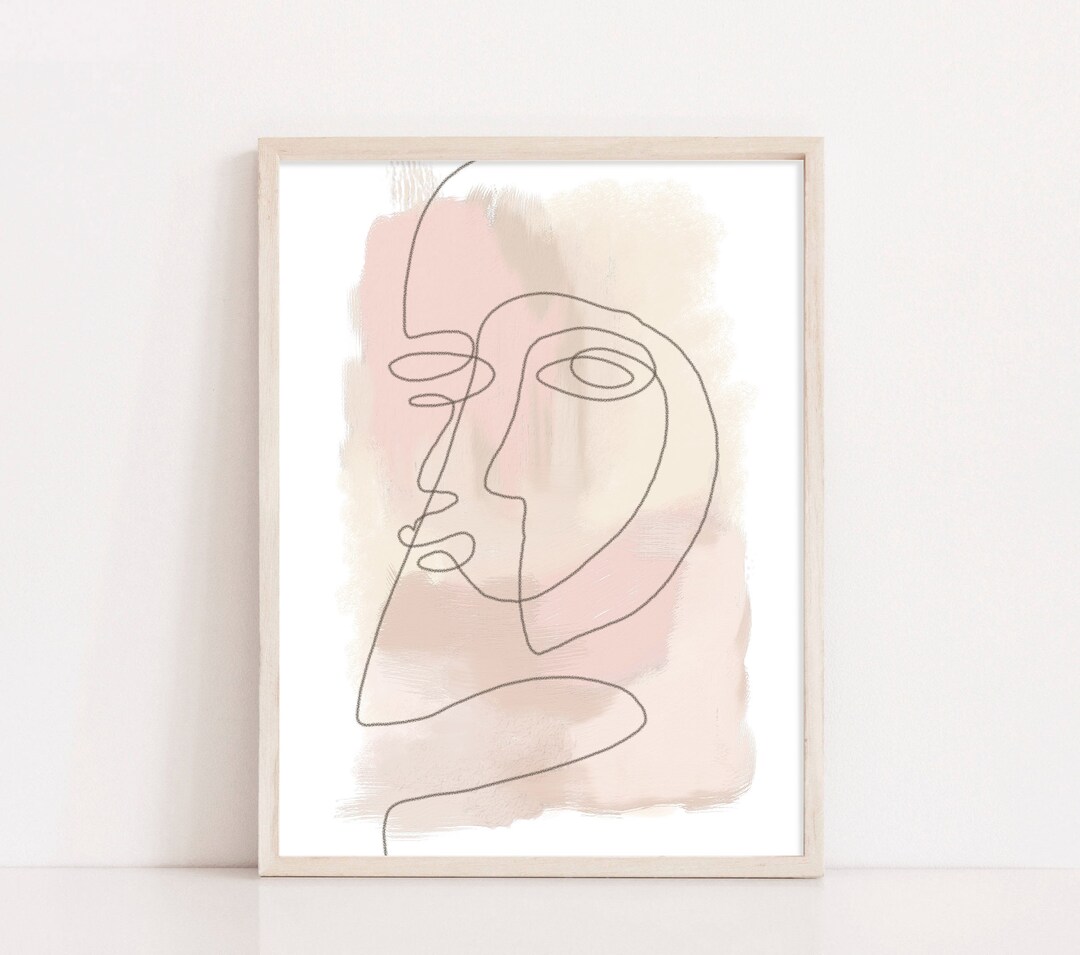 Abstract Line Art, Minimalist Line Art, Modern Abstract Art, Abstract ...