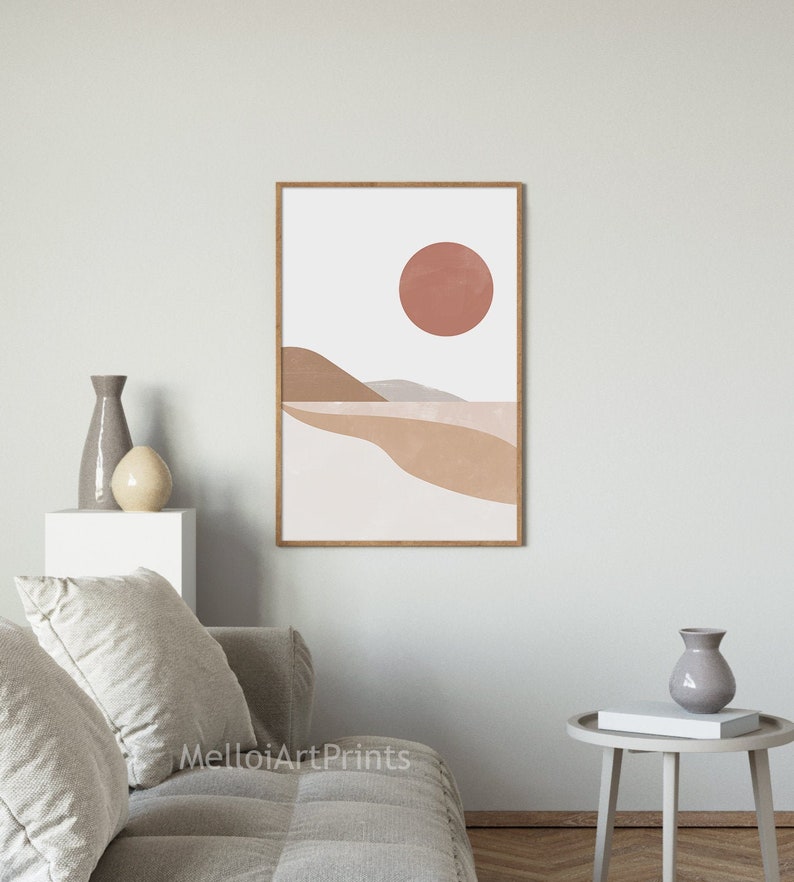 Abstract Landscape Art Print Minimalist Art Print Modern - Etsy