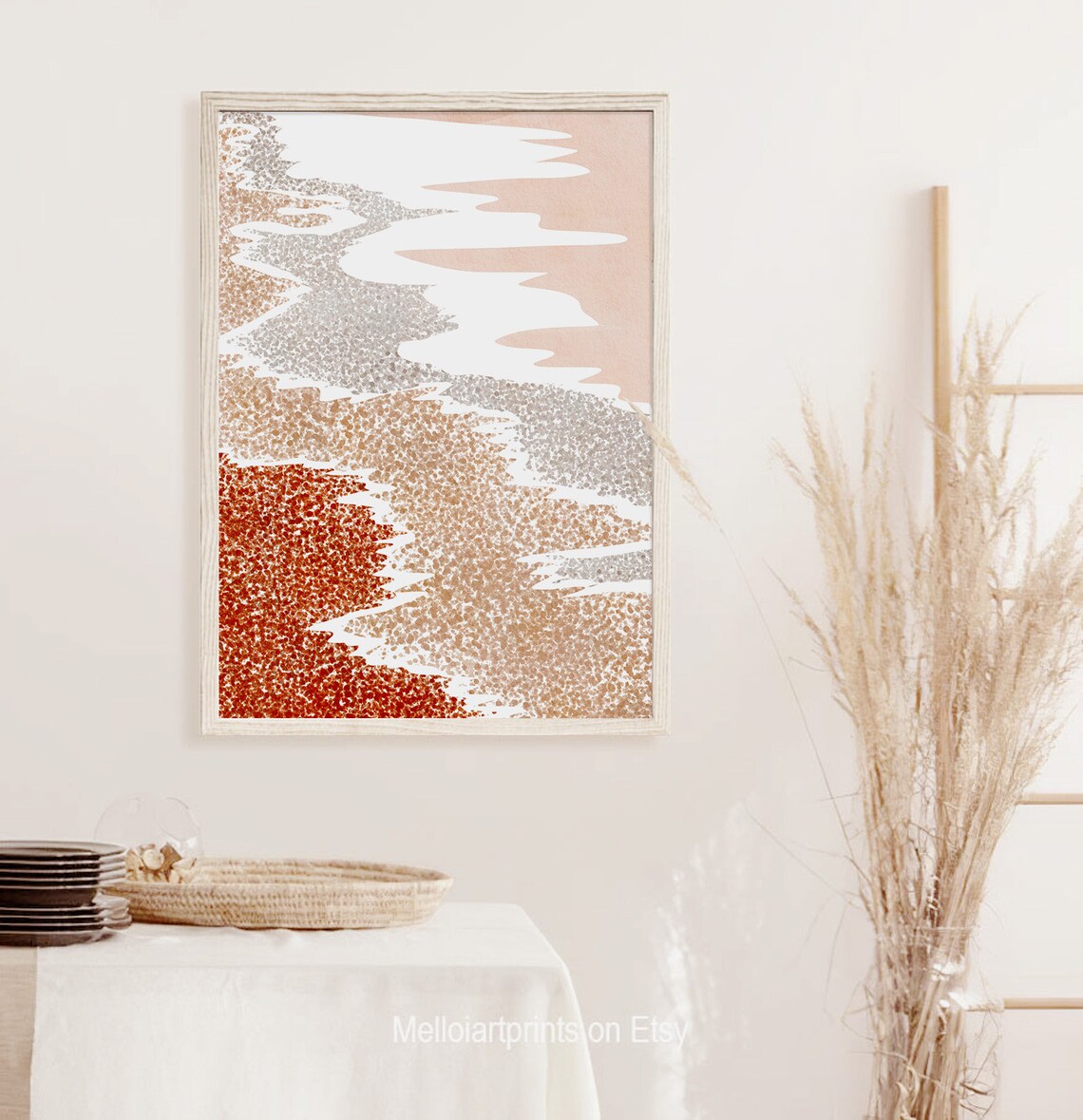 Abstract Beach Art Print Minimalist Art Print Modern | Etsy