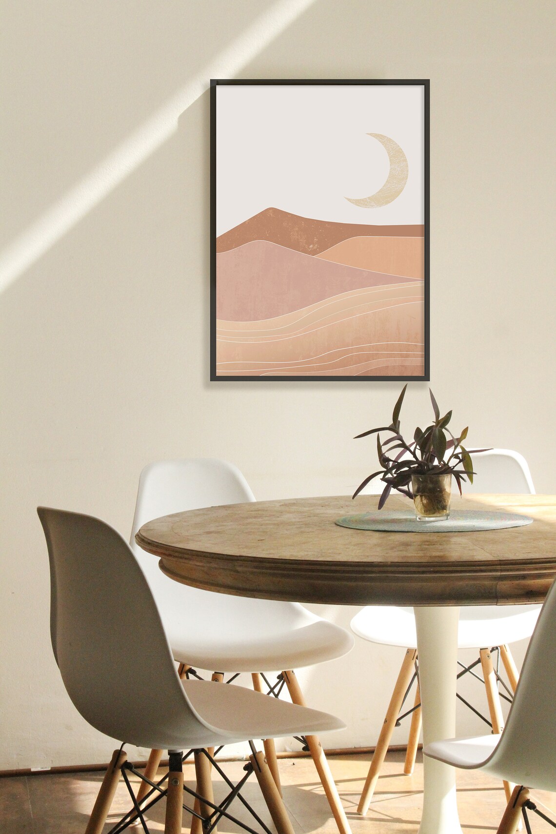 Geometric Landscape Abstract Landscape Printable Wall Art - Etsy