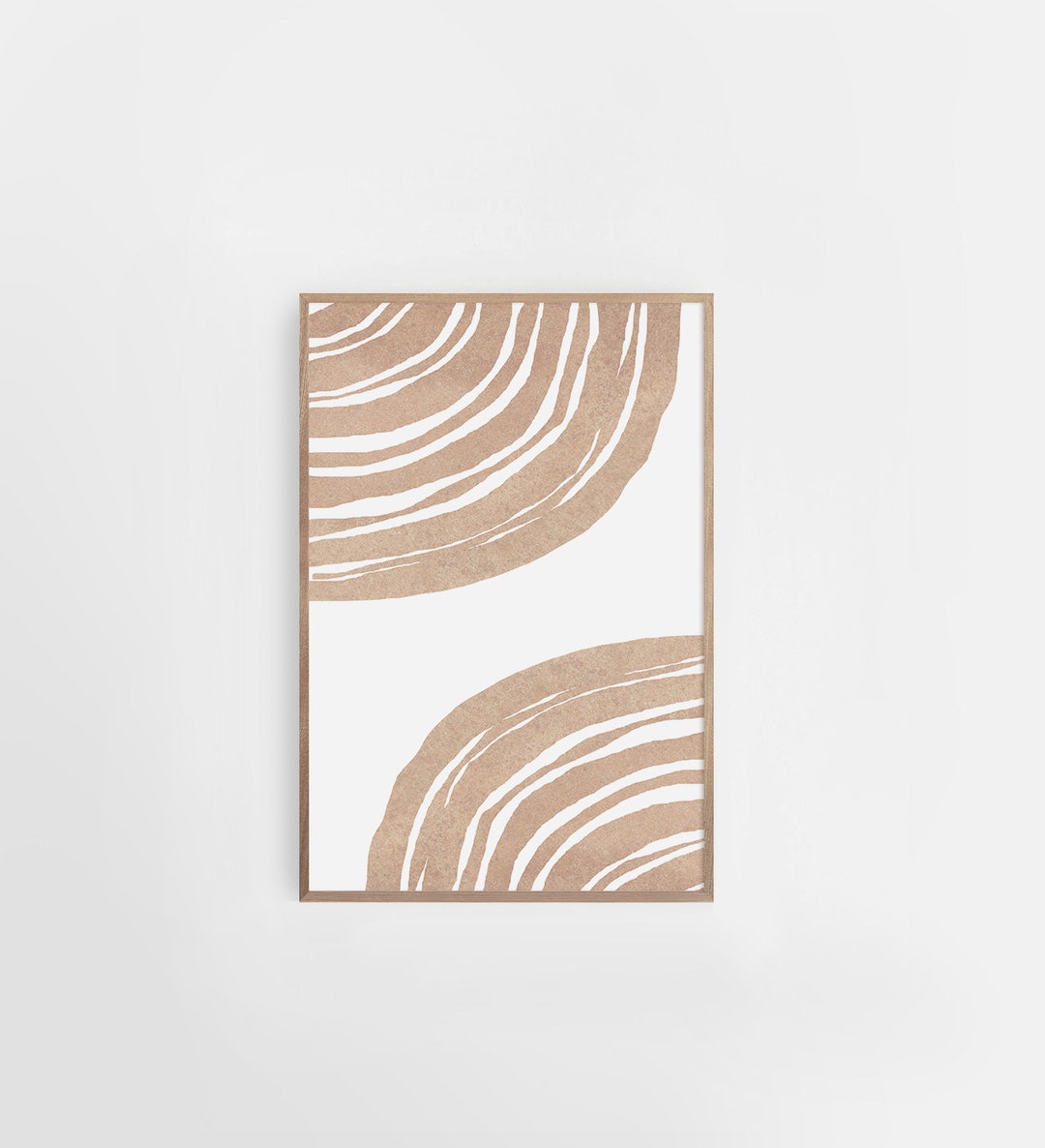 Beige Line Art, Modern Abstract Art, Neutral Wall Art, Digital Prints ...