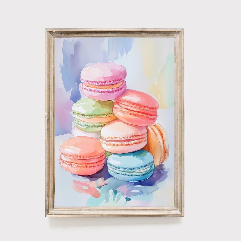 Macaron Print - Etsy