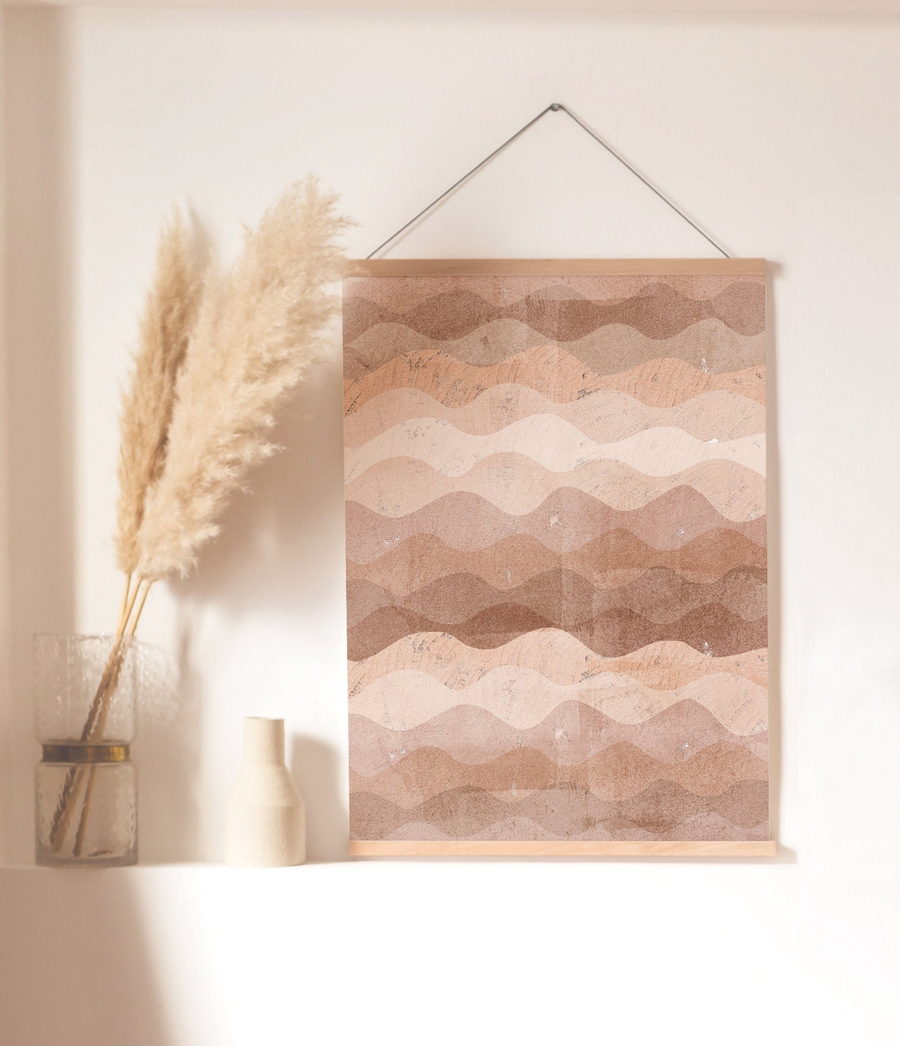 Abstract Wave Print Abstract Minimalist Print Geometric | Etsy