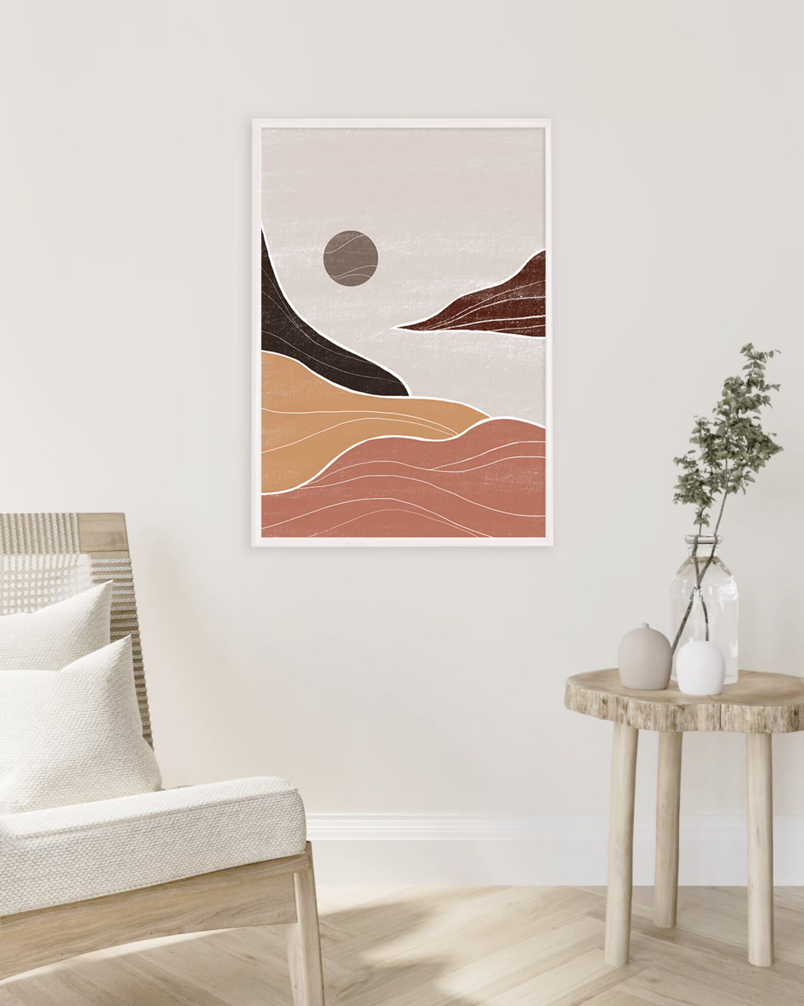 Abstract Sunrise Print Sun Painting Abstract Art Print - Etsy