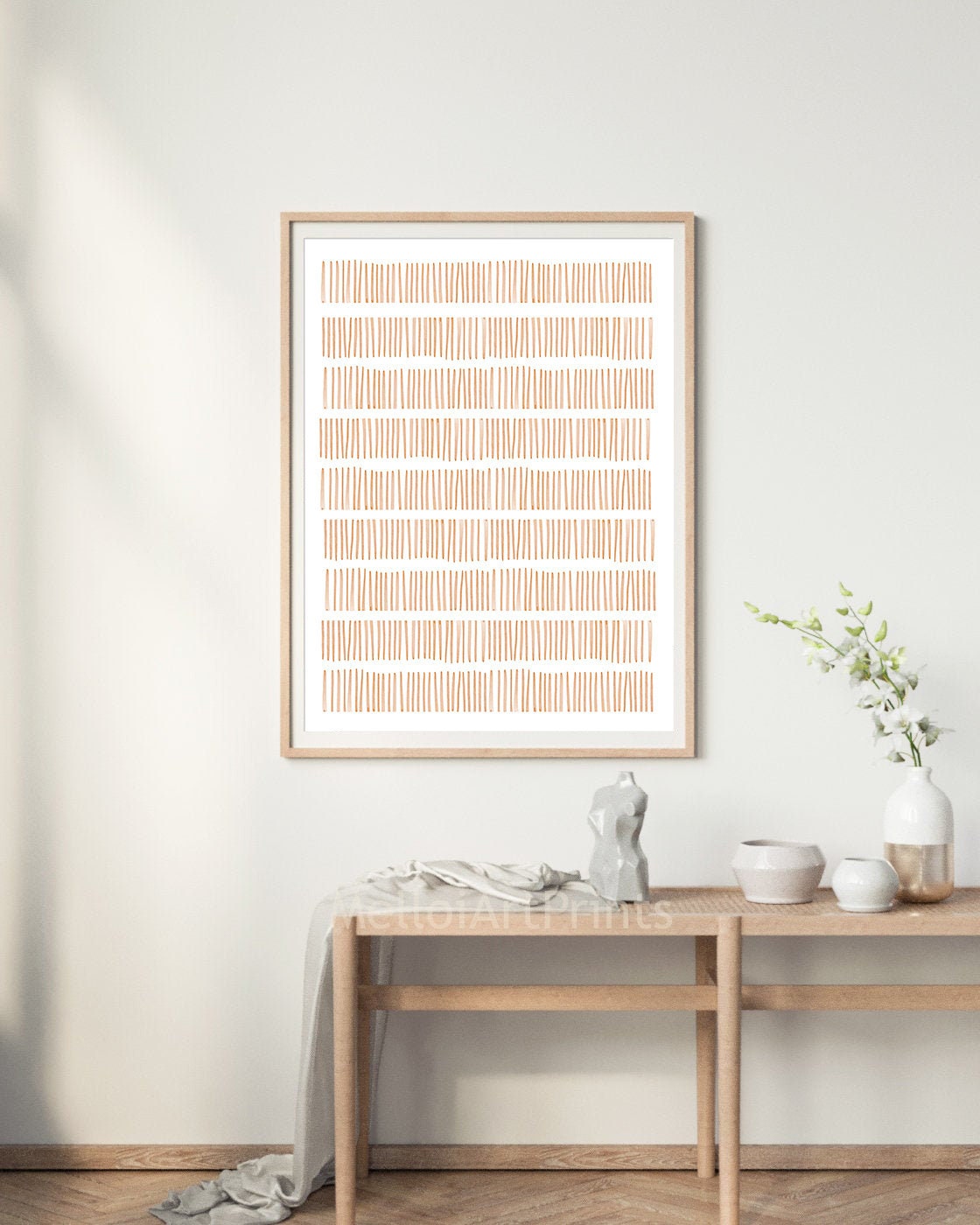 Neutral Wall Art Boho Decor Apartment Decor Living Room - Etsy