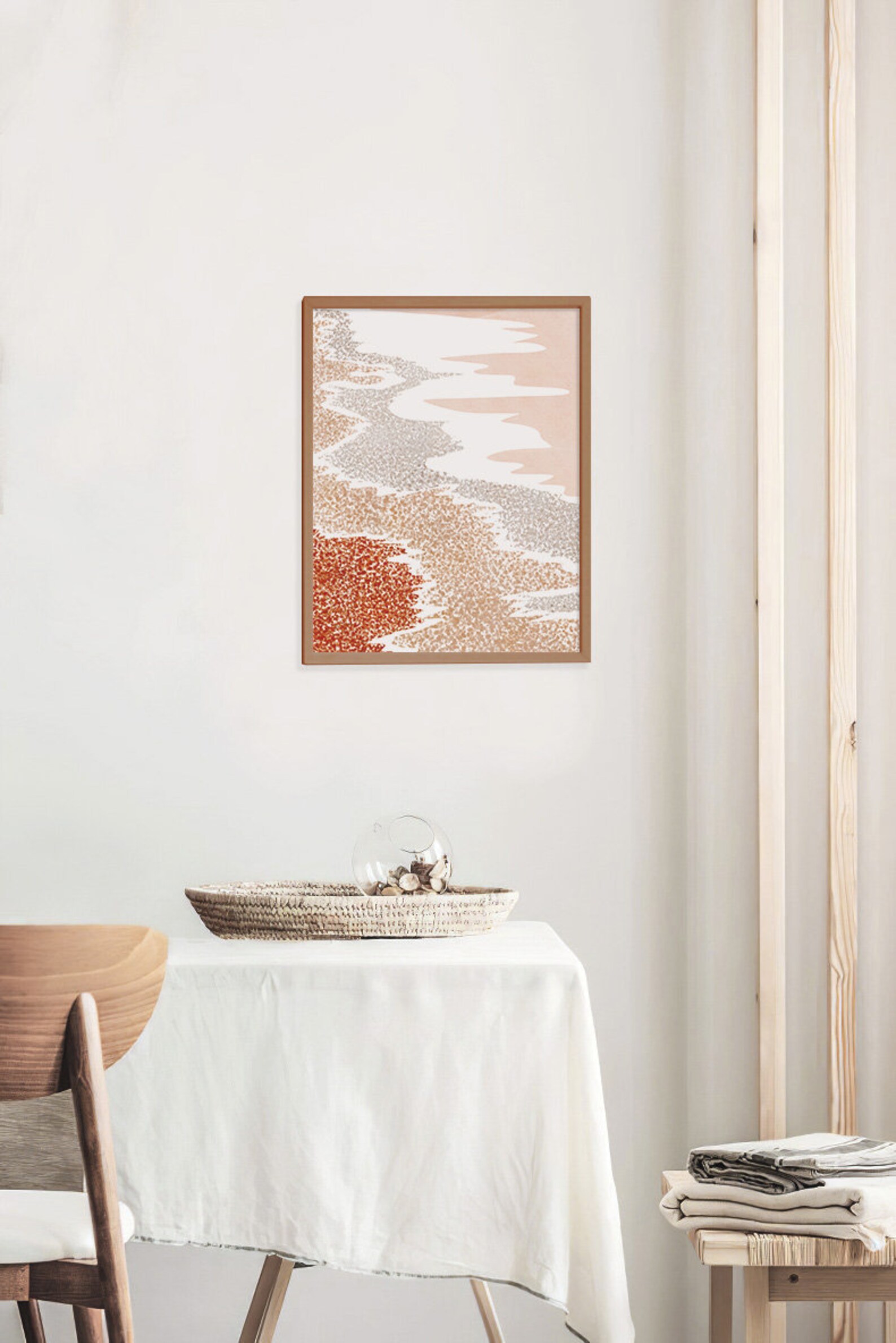 Abstract Beach Art Print Minimalist Art Print Modern | Etsy