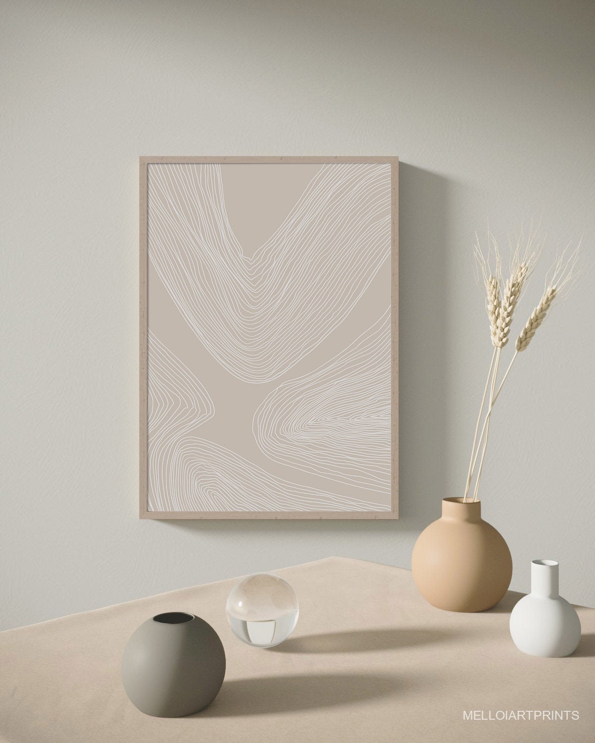 Beige Wall Decor Printable Wall Art Digital Print Neutral - Etsy