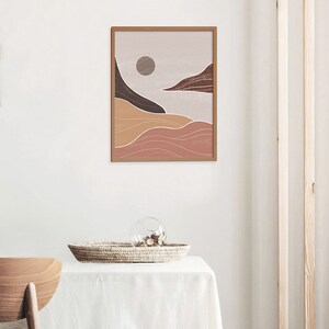 Abstract Sunrise Print, Sun Painting, Abstract Art Print, Sunrise ...