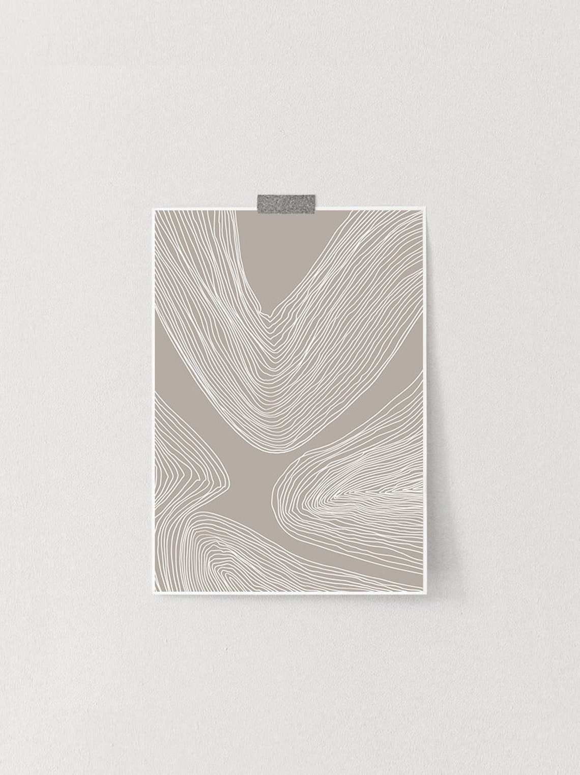 Line Art Print Digital Prints Modern Abstract Art Large - Etsy