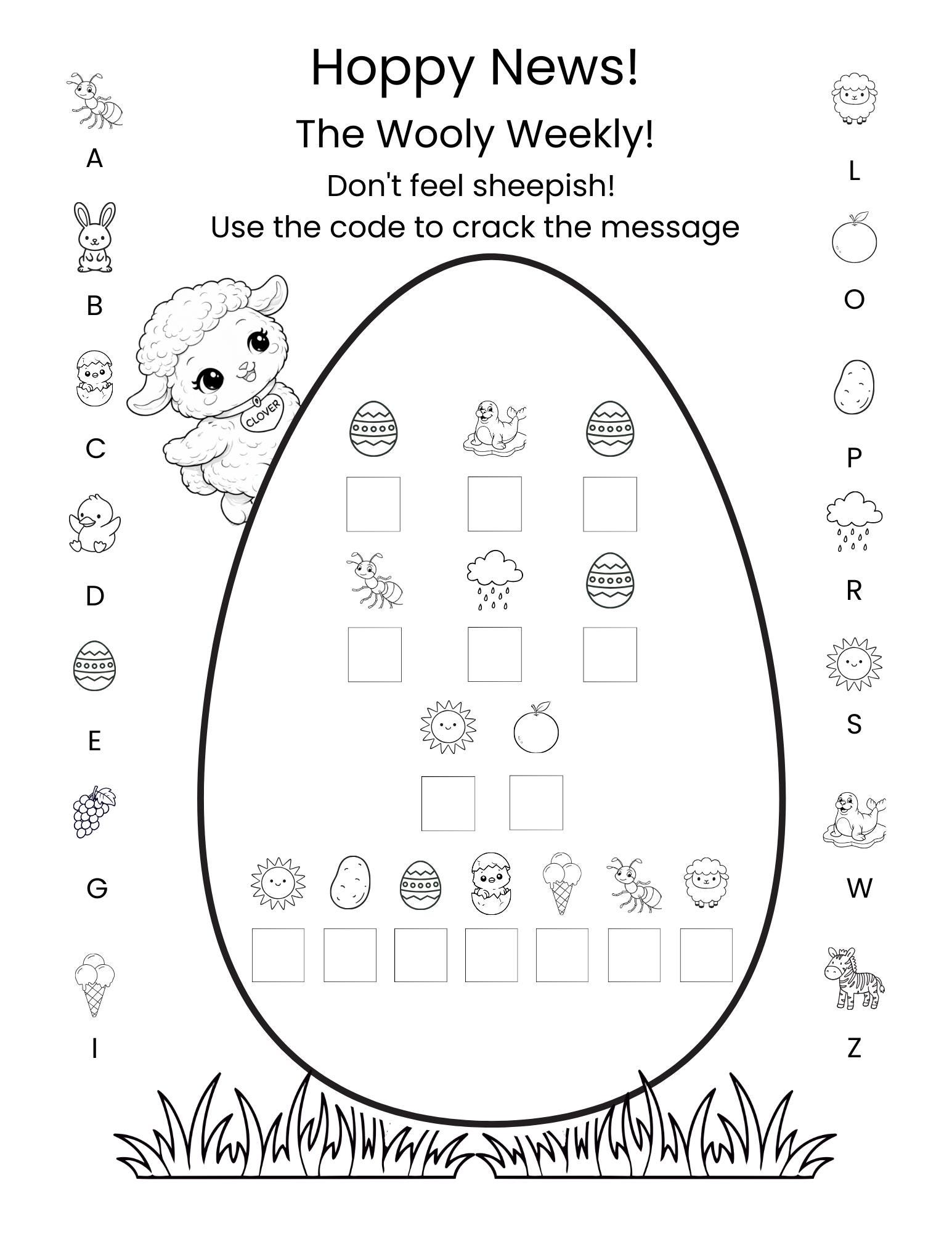 Easter Activity Pack for Kids | I Spy, Mazes, Secret Codes | Printable ...