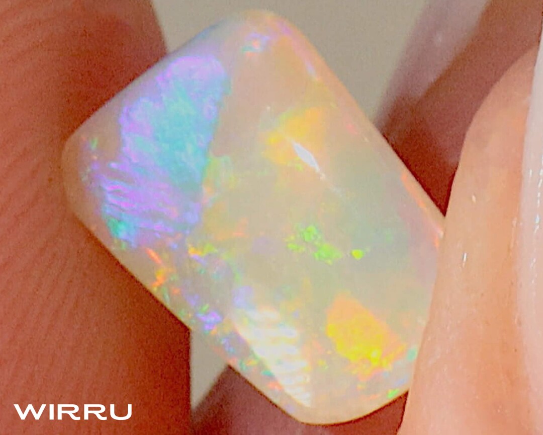 Natural Australian Opal 1.16ct, Solid Opal Ring Stone, Unset Crystal Opal From Coober Pedy ...