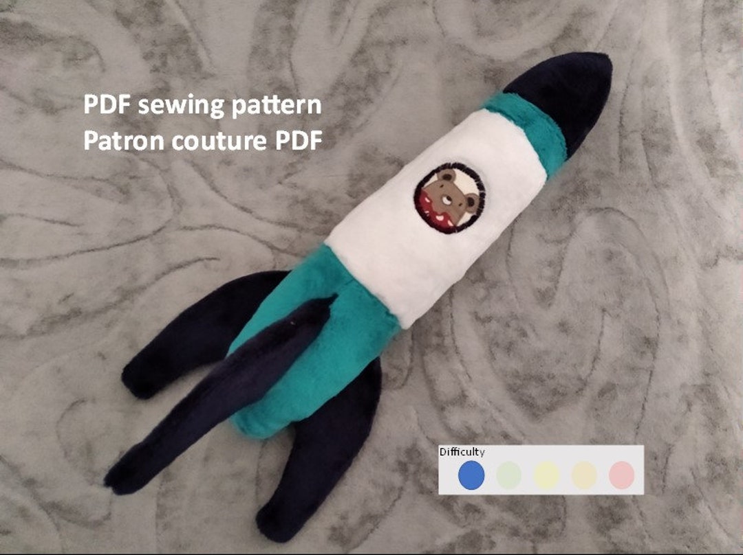 PDF Pattern Rocket Plush Rocket Plush - Etsy