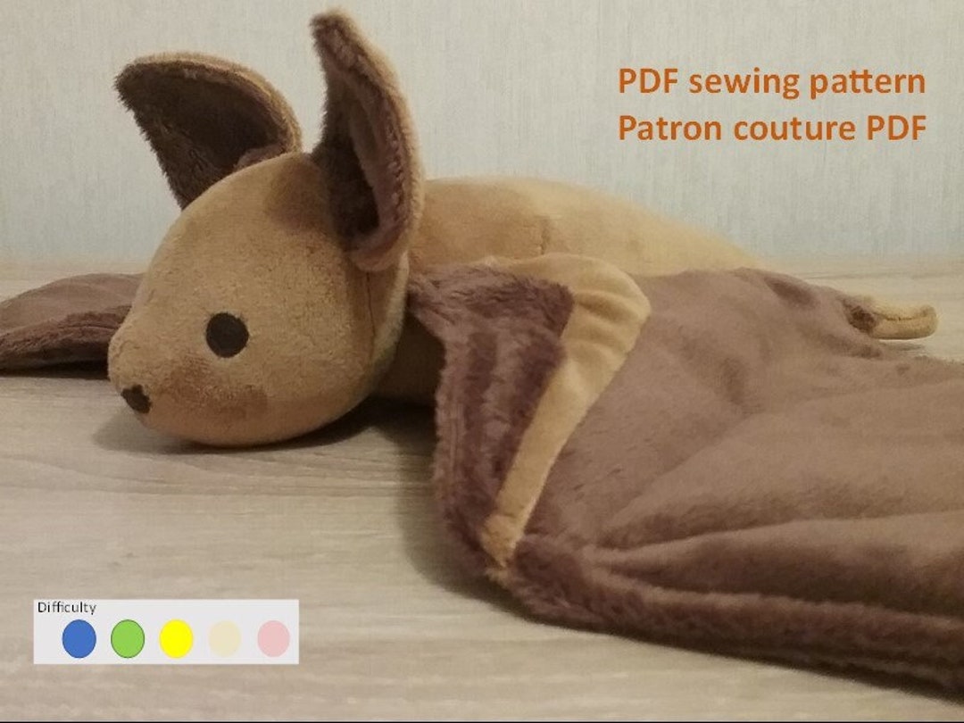 PDF Pattern Plush Bat Sewing Pattern - Etsy