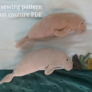PDF Pattern Manatee April the Plush Manatee Sewing Pattern - Etsy