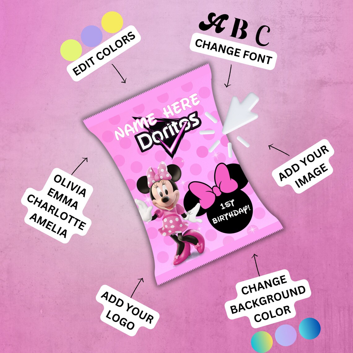 Custom Chip Bags, Birthday Chips, Graduation Chips, Flamin' Hot Cheeto ...