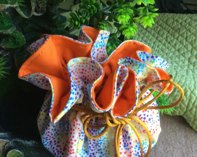 Drawstring Travel Jewelry Pouch Multicolor Polka Dot Prints 12.99 W/ FREE GIFT - Etsy