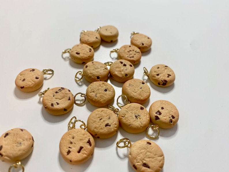 Micro Realistic Cookie Charm | Food Charms | Chocolate Chip Cookie ...