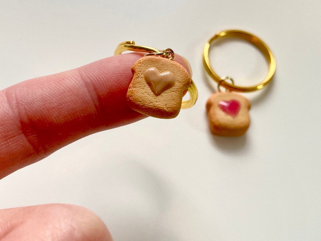 PB&J Best Friend Keychains | Best Friend Gifts | Matching Gift | Cute ...
