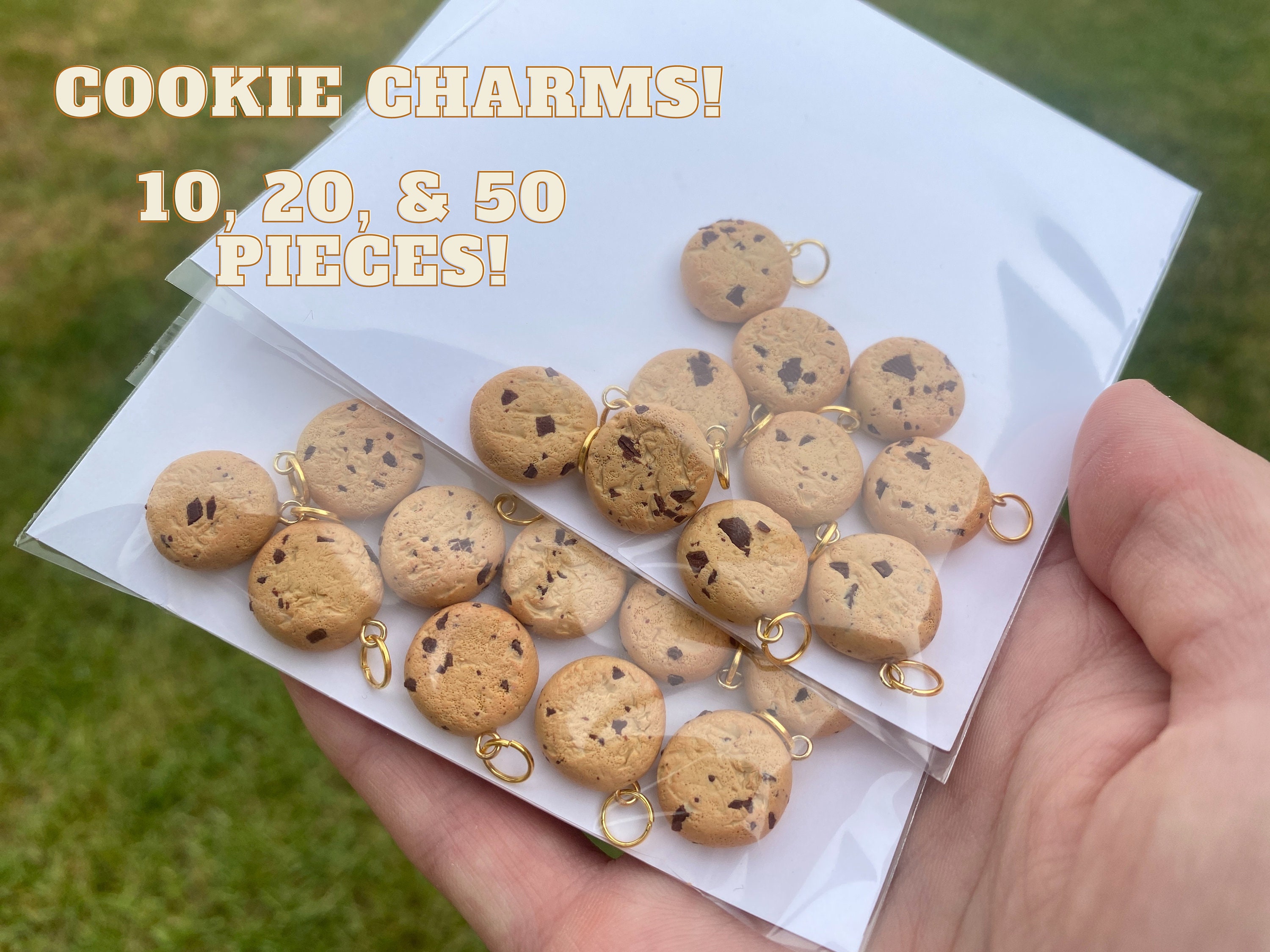 Cookie Charm 10,20,50 Pieces, Jewelry Charms, Charm for Jewelry Making ...