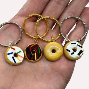 Micro Realistic Donut Charms! | Miniature Food | Food Keychain | Donut ...