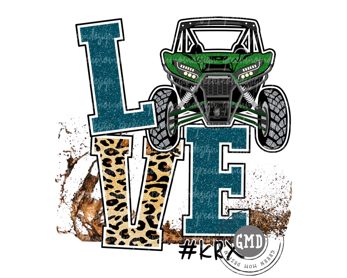 Love Green Teryx KRX 1000 SXS Png Sublimation Design | Etsy