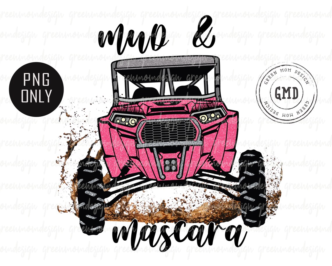 Mud & Mascara Pink RZR SXS Png Sublimation Design Graphic | Etsy