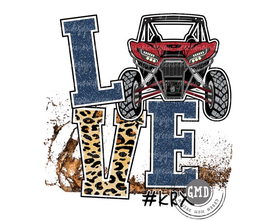 Love Red Teryx KRX 1000 SXS Png Sublimation Design Graphic | Etsy