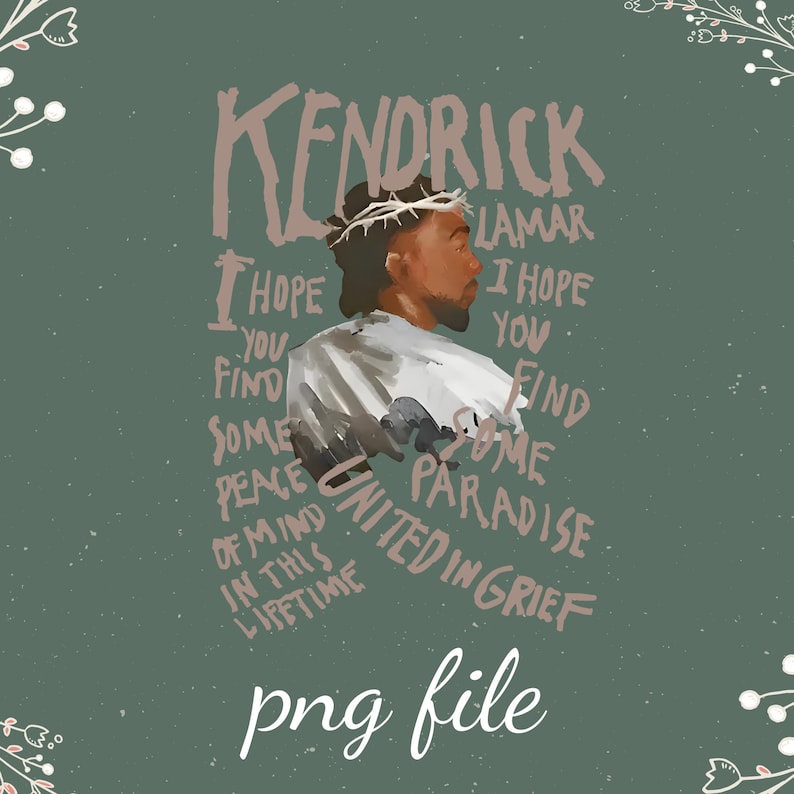 Kendrick Lamar PNG | Instant Download, Free Commercial Use - Etsy