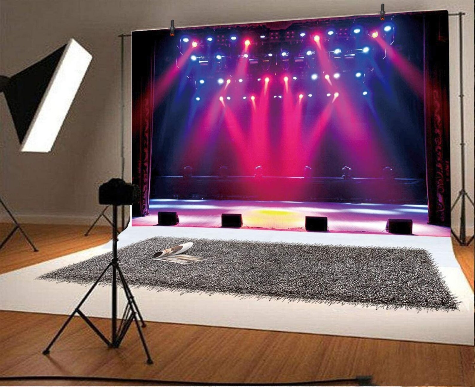 Stage Spotlight Backdrop Concert Live Plateform Scenic - Etsy