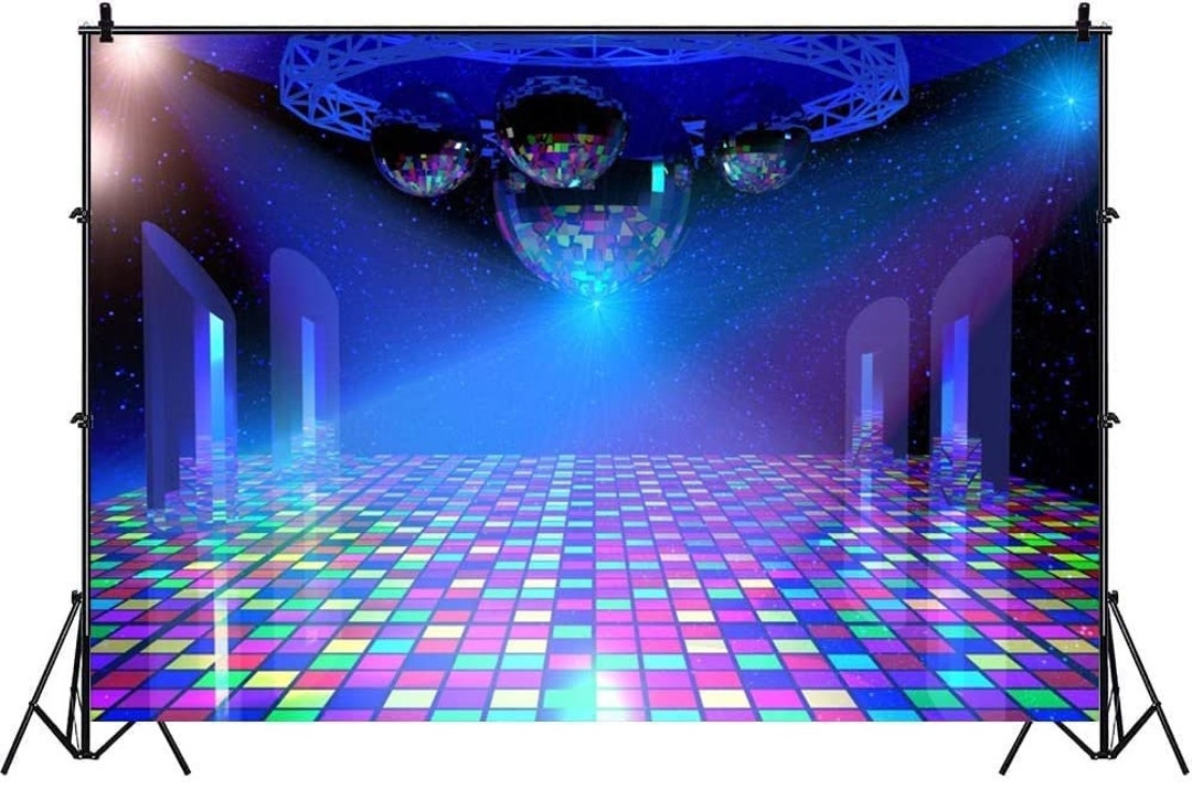 Disco Backdrop Music Dance Party Backdrop Club Music Birthday Party ...