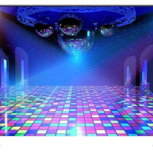 Disco Backdrop Music Dance Party Backdrop Club Music Birthday Party ...