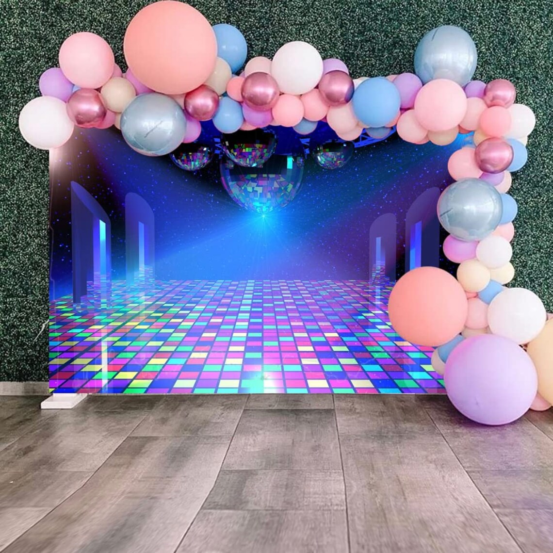 Disco Backdrop Music Dance Party Backdrop Club Music Birthday - Etsy