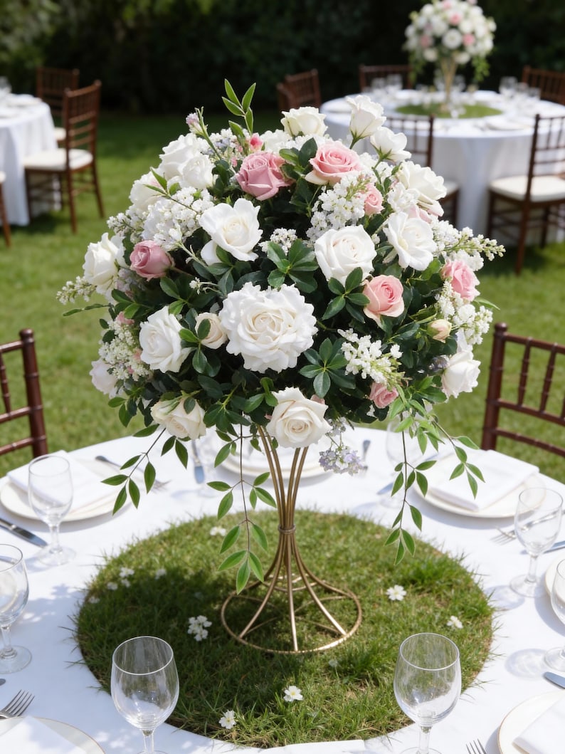 Silk Flower Ball,wedding Table Centerpiece Decor - Etsy