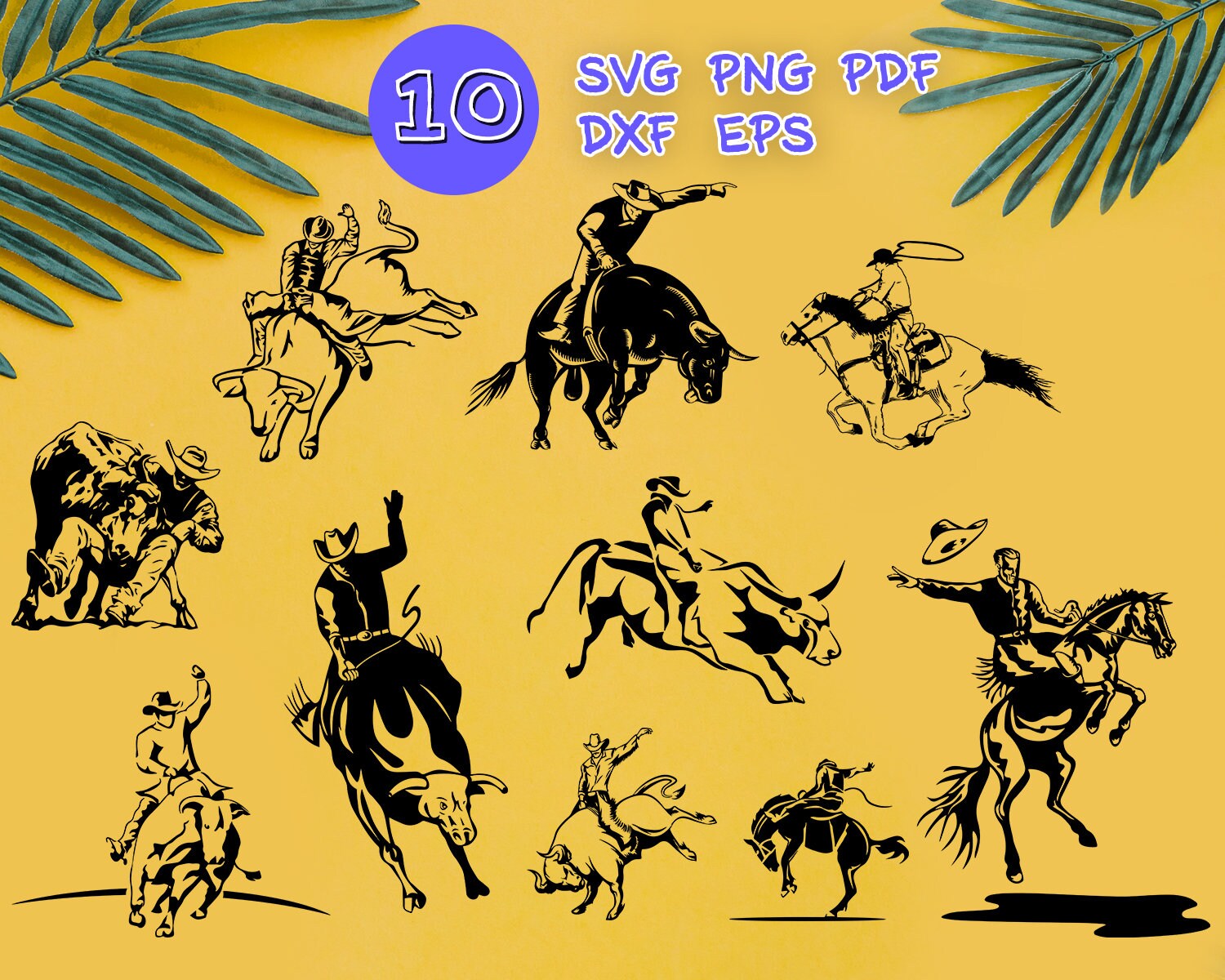 RODEO SVG, Cowboy Svg, Horse Svg, Country Svg, Rodeo Cut File, Rodeo ...