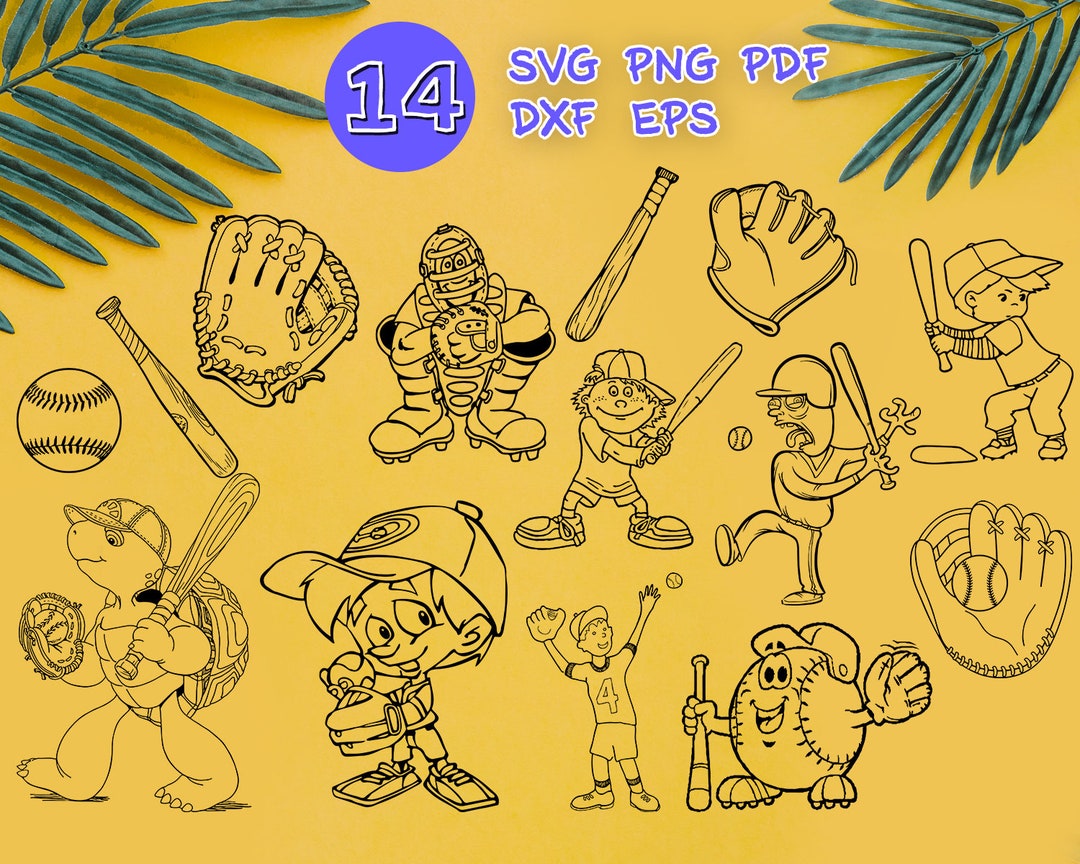 BASEBALL SVG, Softball Svg, Baseball Cut File, Baseball Clipart ...
