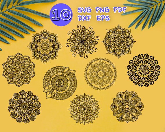 MANDALA SVG mandala zentangle svg mandala clipart mandala | Etsy