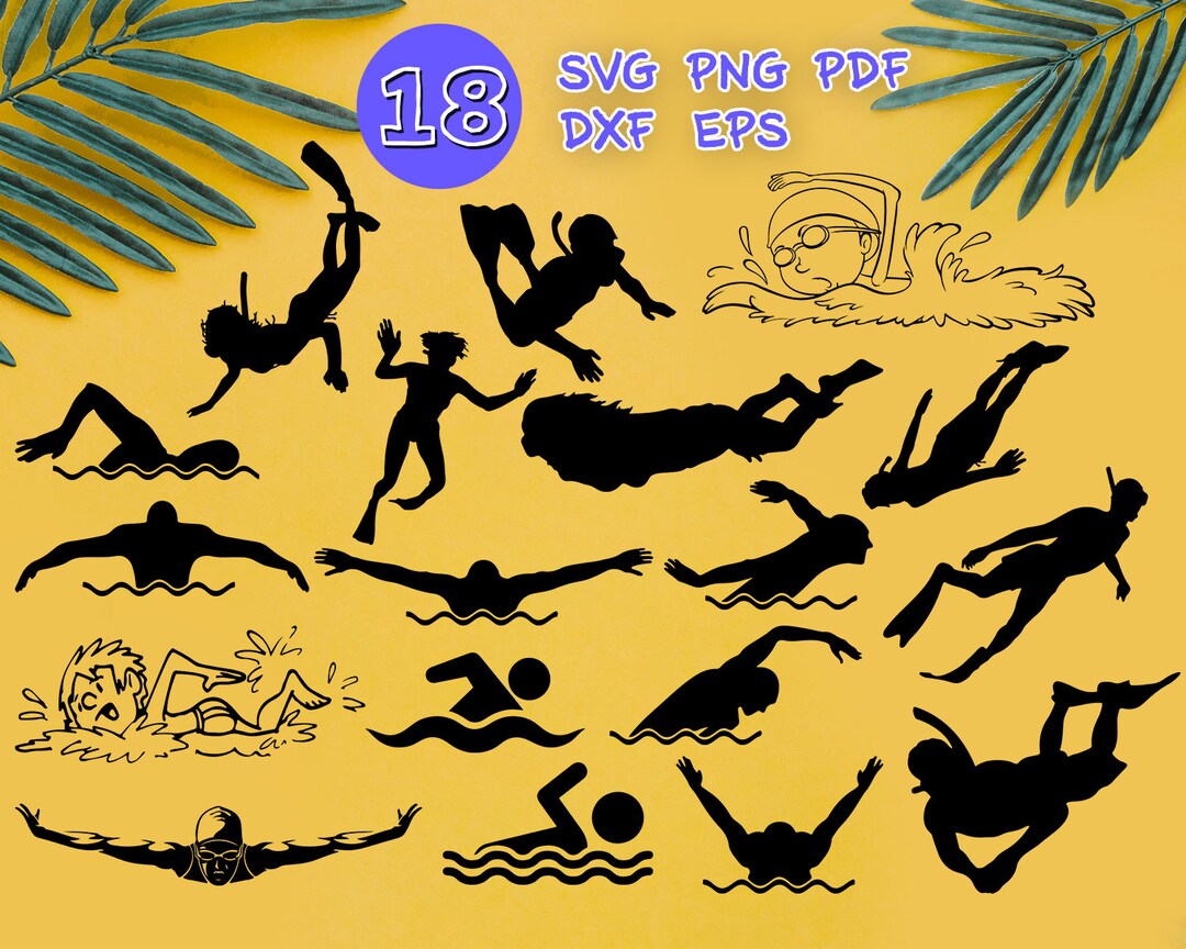 SWIMMING SVG, Swimmer Svg, Pool Svg, Beach Svg, Swim Coach Svg ...